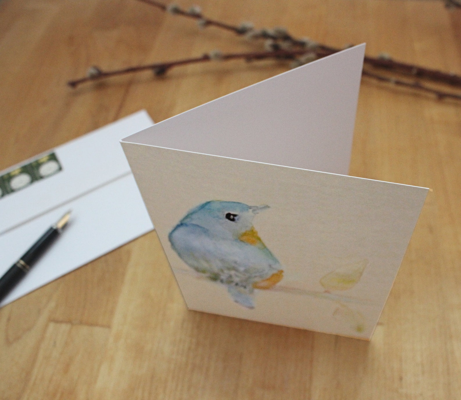 Bird Note Cards Assortment Artistic Watercolor Card Set - Etsy