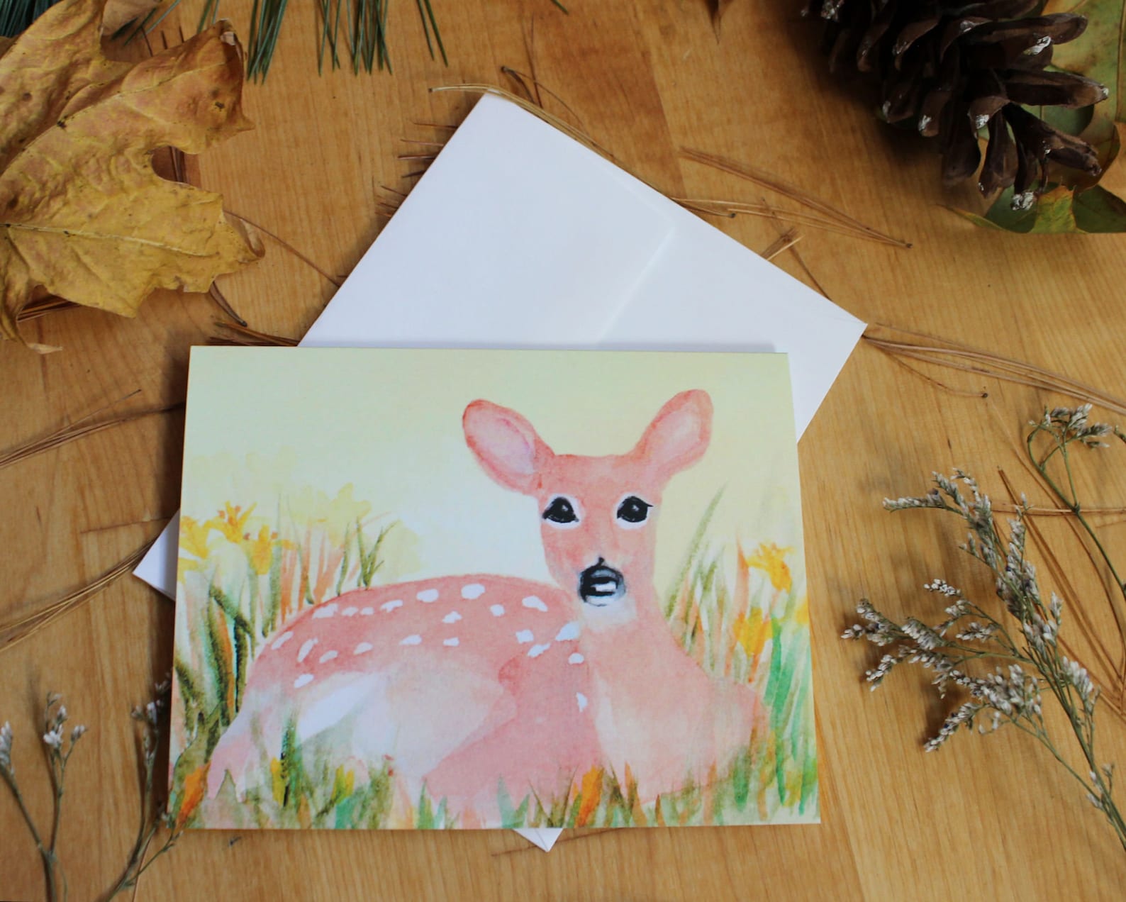 Woodland Animals Card Assortment Artistic Watercolor Cards Wildlife ...