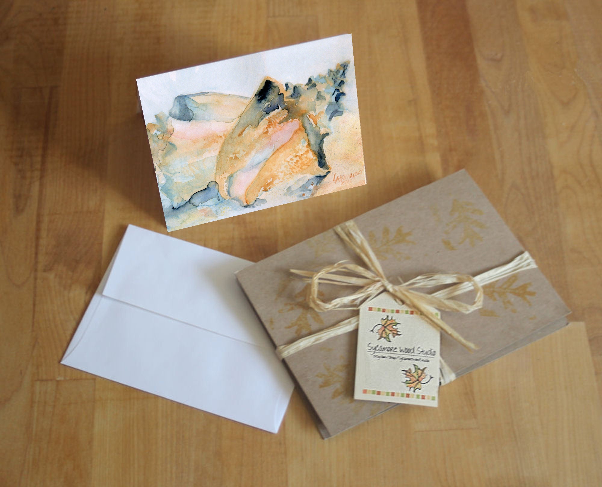 Beach Note Cards Seashore Notecards Seashell Conch Shell - Etsy