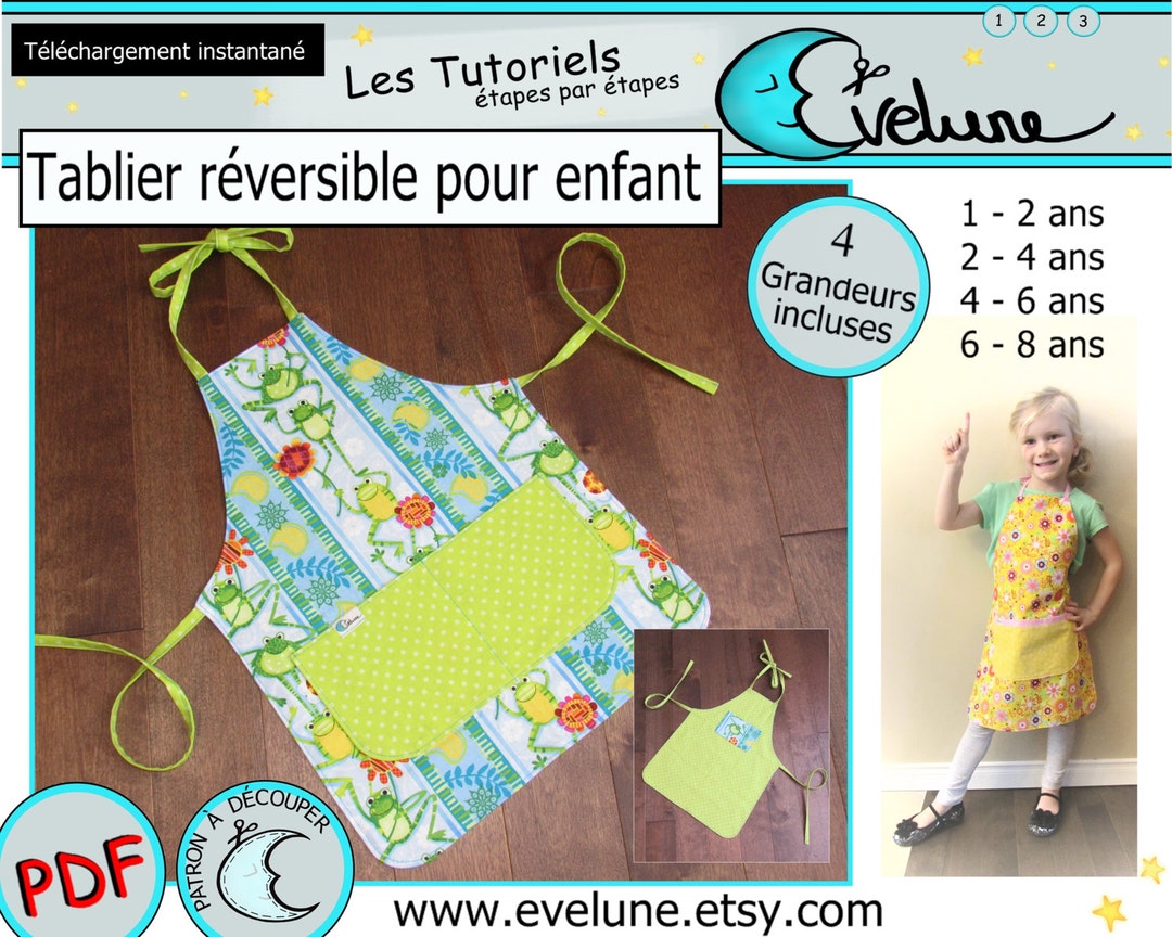 Patron Tablier Montessori