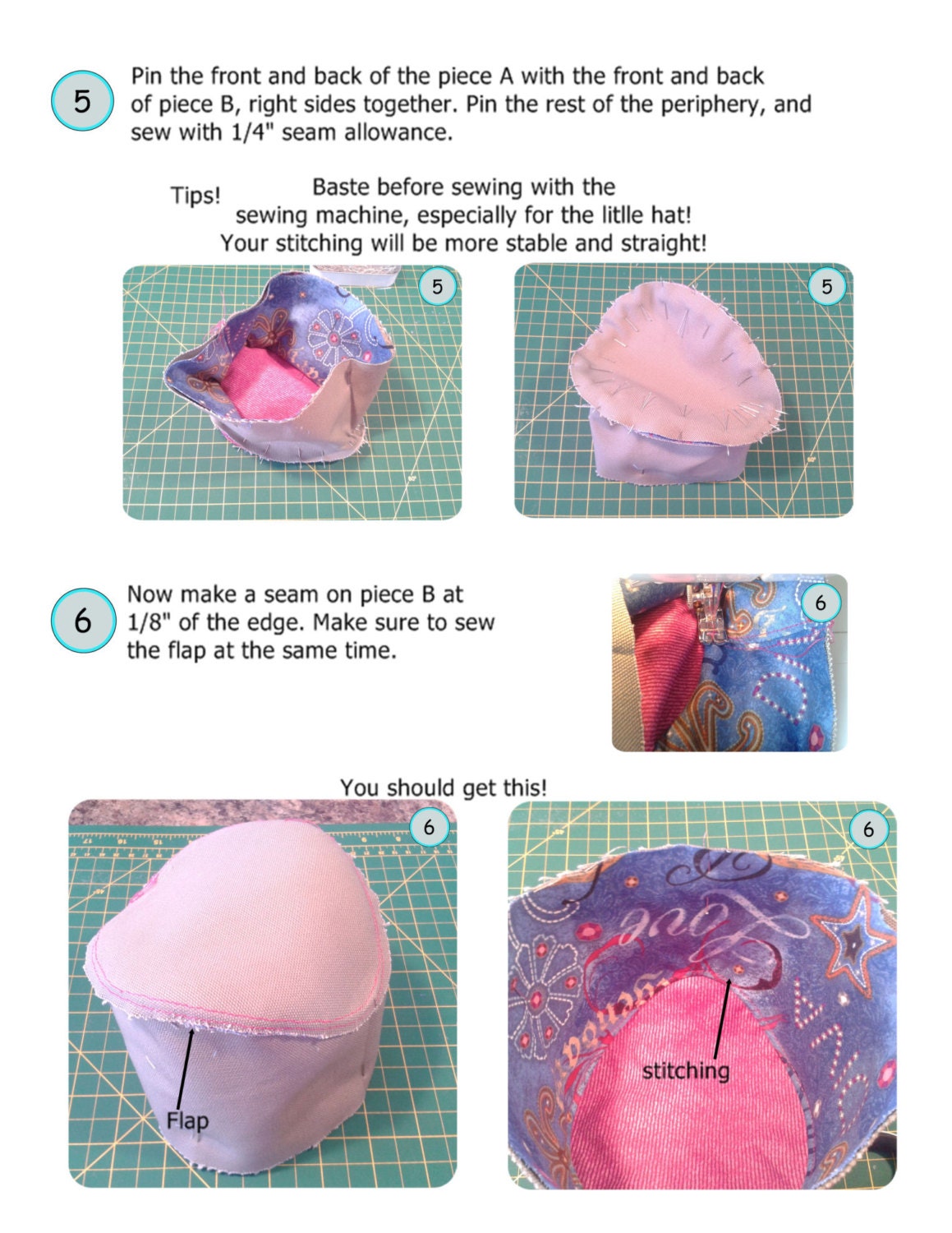 Cowboy hat PDF / English pattern / 3 sizes included / Baby / | Etsy