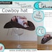 Cowboy Hat PDF / English / 3 Sizes Included / Baby / Kids / Toddler ...