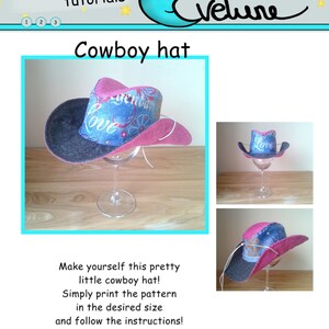 Cowboy Hat PDF / English / 3 Sizes Included / Baby / Kids / Toddler ...