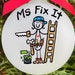 Ms Fix It Christmas Ornament , Mrs Handyman Gift , Gift for Women ...