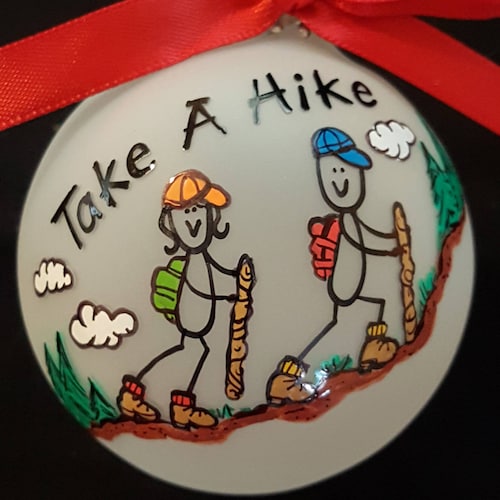 Family Personalized Hiking Christmas Ornament Gift for - Etsy