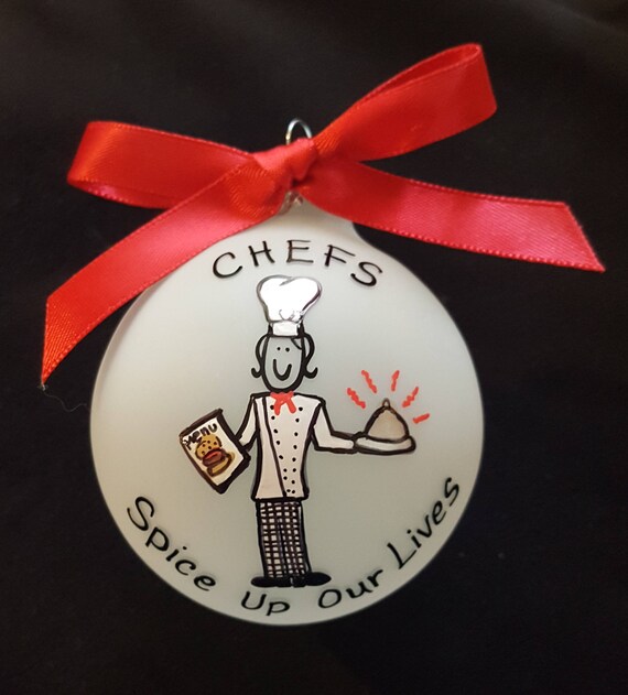 Restaurant Chef Personalized Christmas Ornament Gift for - Etsy