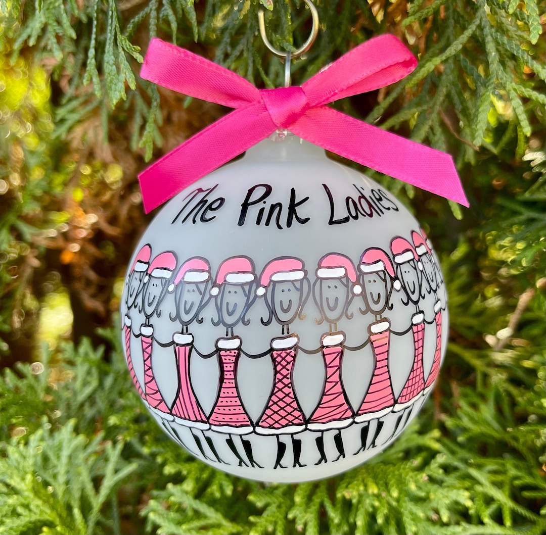 Pink Ladies Group Christmas Ornament , Best Friends Gift , Girl Friends ...