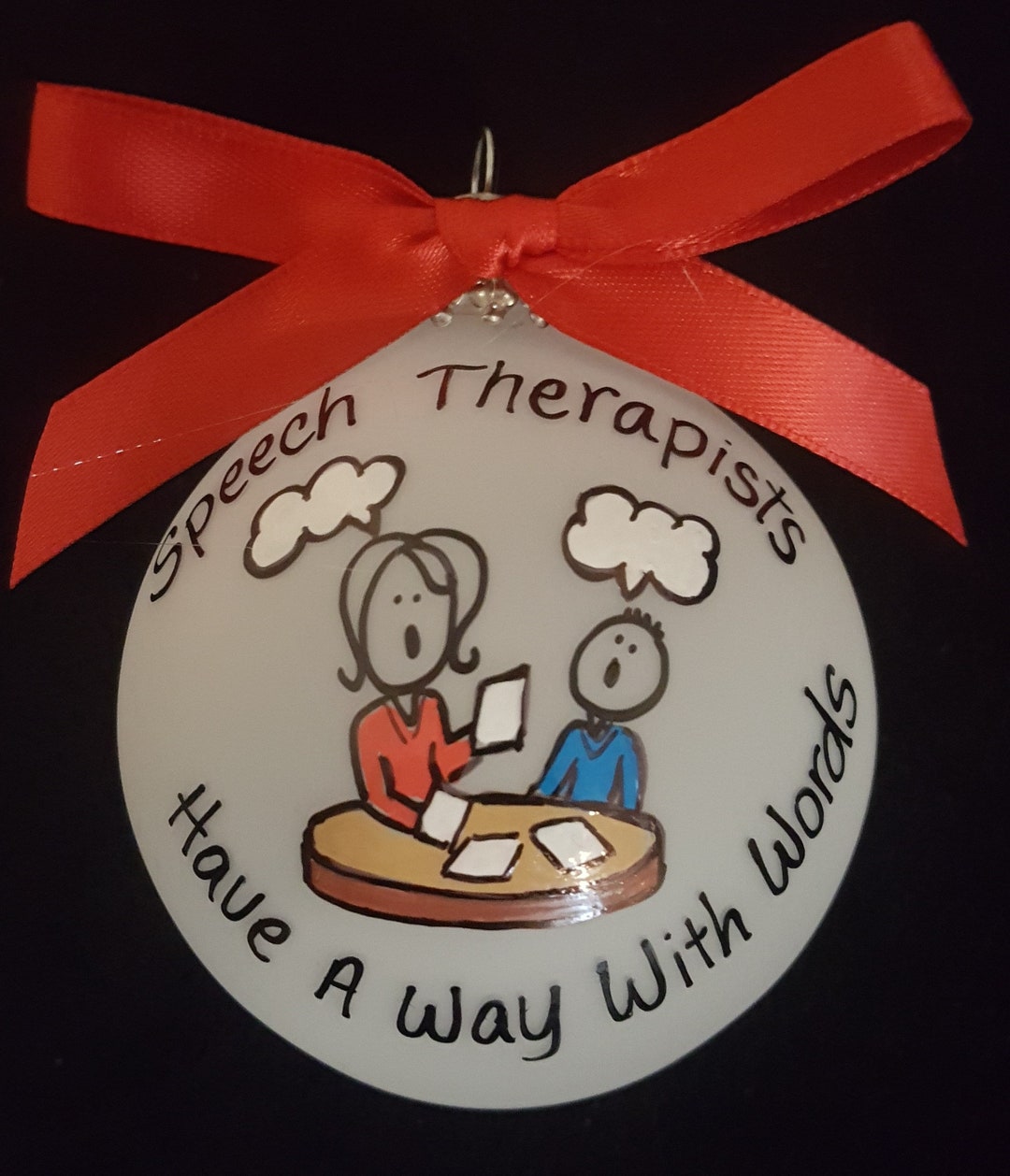 Personalized Christmas Ornament for Speech Therapists - Gift for ...