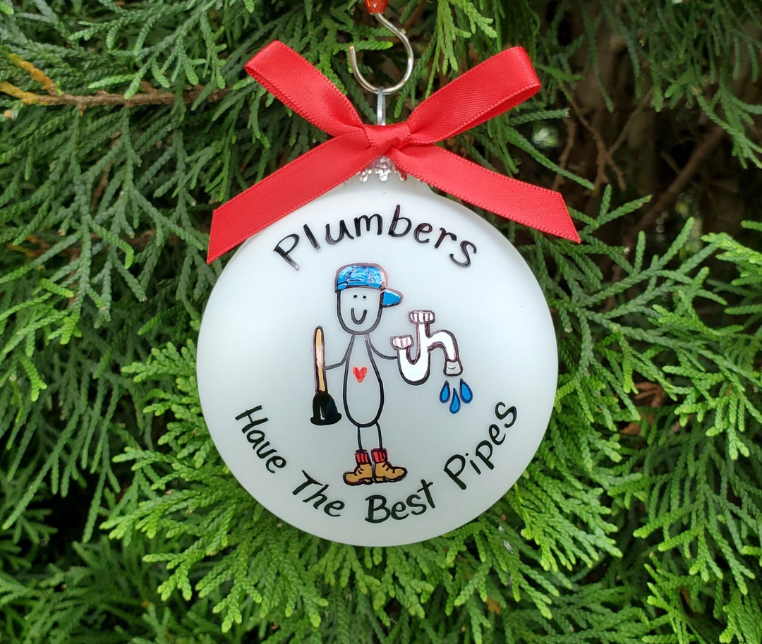 Plumbers Christmas Ornament Personalized Gift for Plumber - Etsy Canada