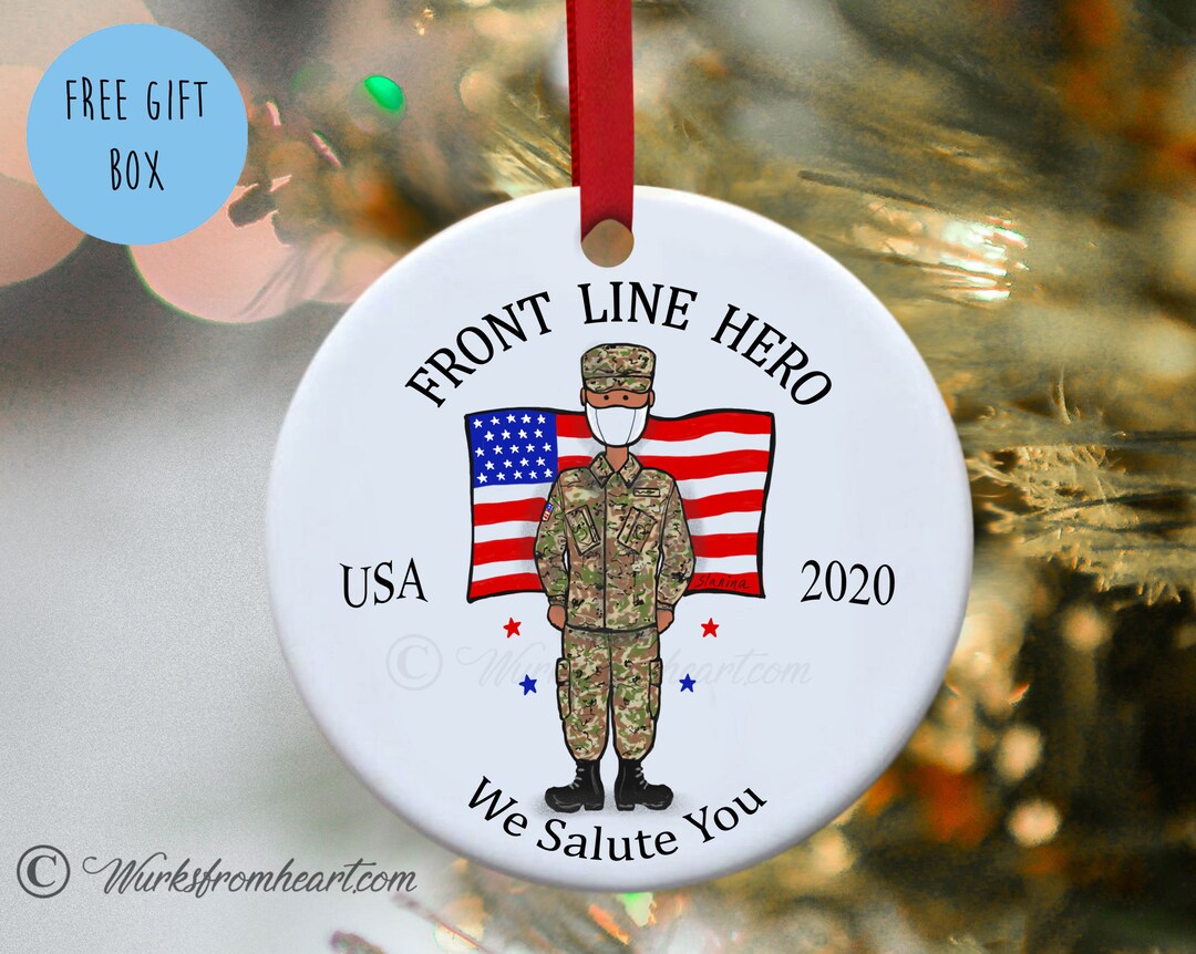 Front Line Hero National Guard, Gift for Army Soldier, Front Line ...