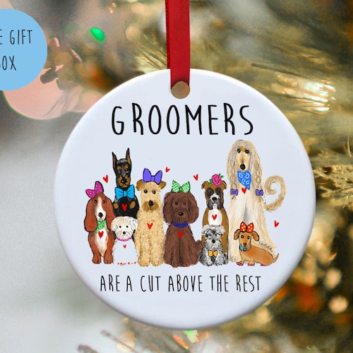 Pet Groomers Personalized Christmas Ornament Groomer Gift - Etsy