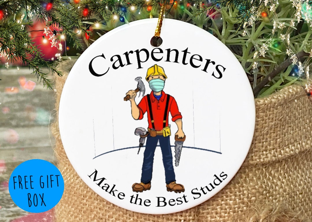 Carpenter Christmas Ornament , Personalized Custom Ornament for ...