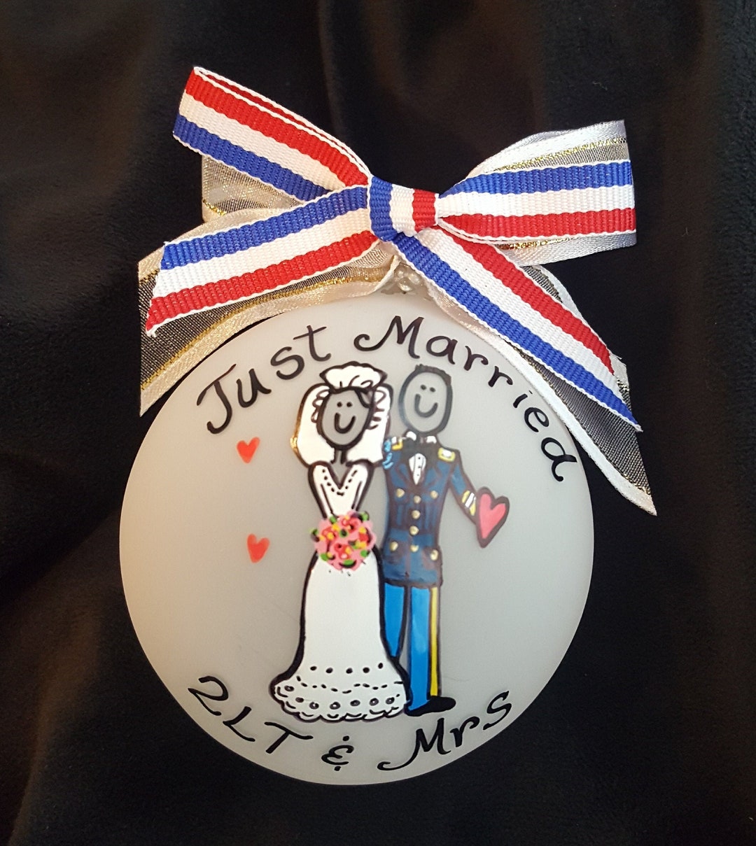 Personalized Wedding Ornament for West Point Graduation - Custom ...