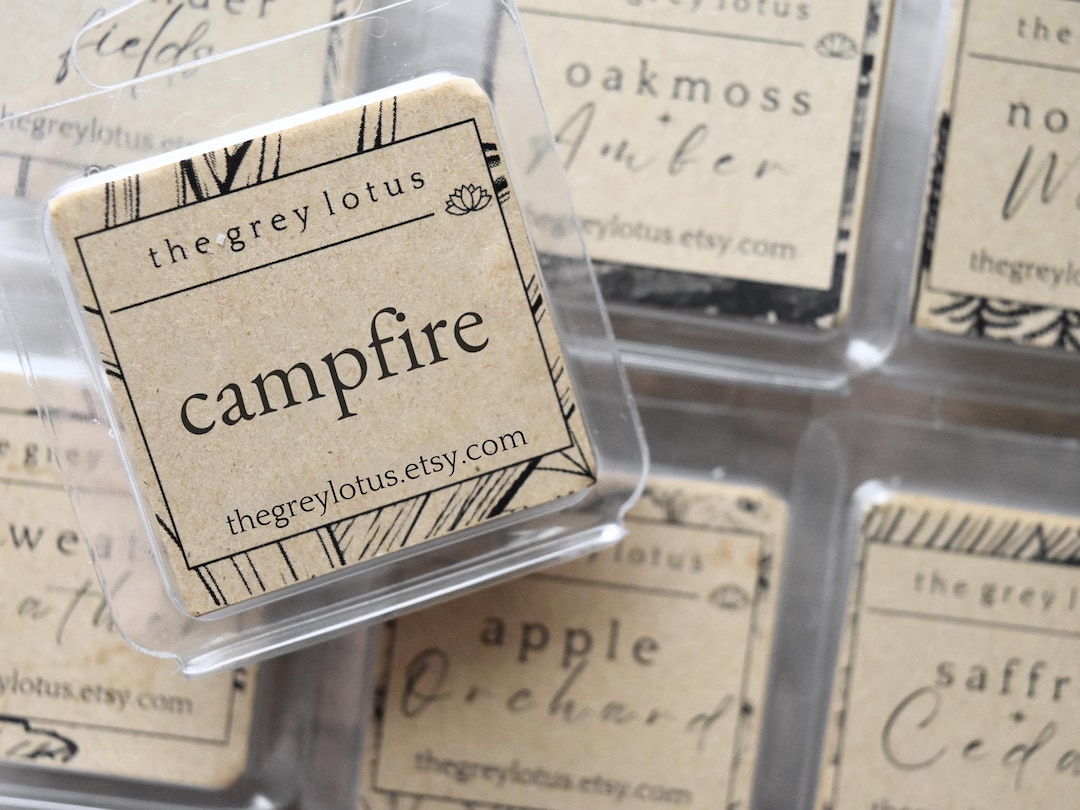 Campfire Wax Melt Sample | Smoky Scent, Outdoorsy Fragrance, Woodsy Smell, Rustic Wax Melts ...