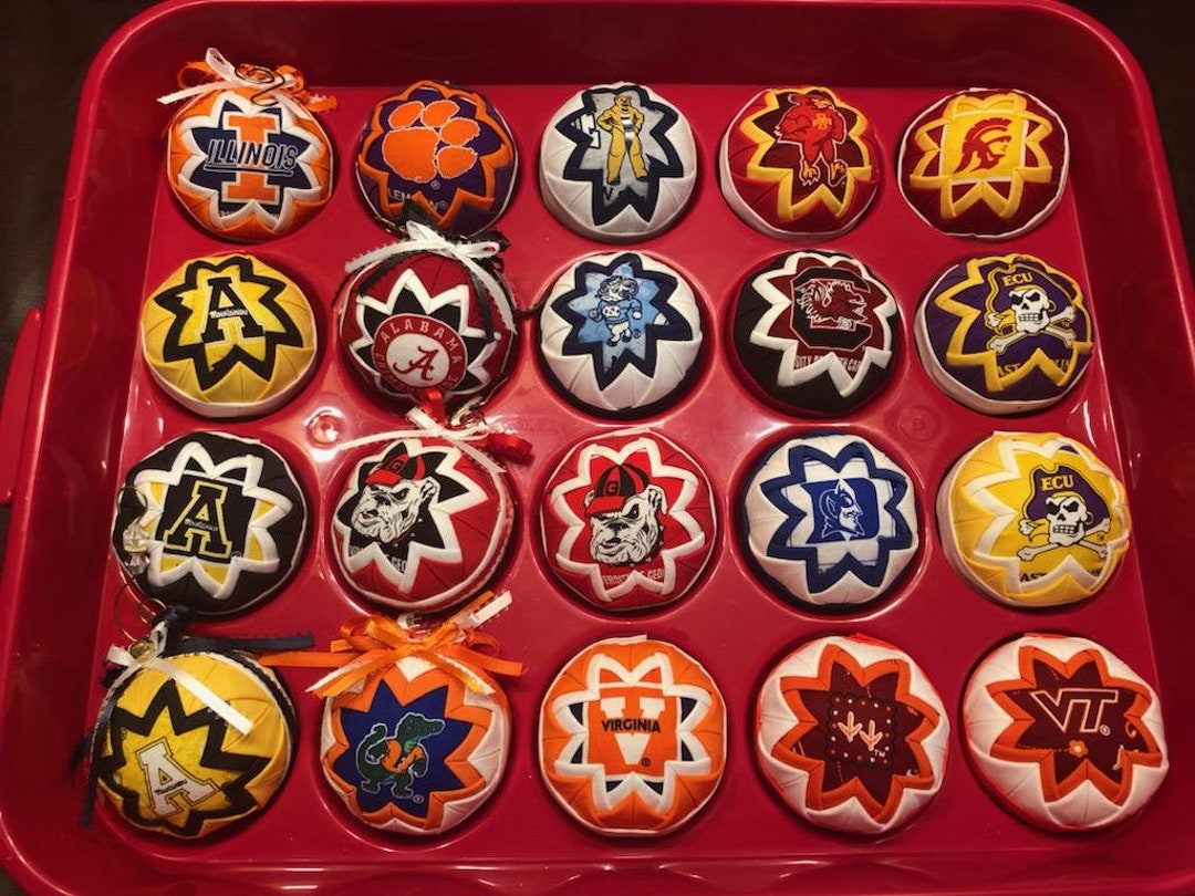 Collegiate Ornaments - Etsy