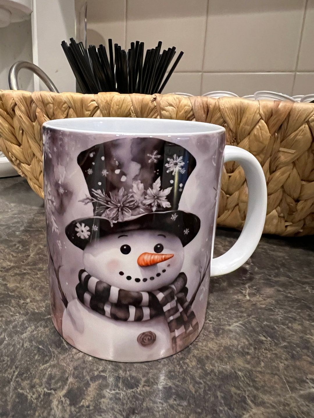 Snowman Christmas Gift Mug - Etsy
