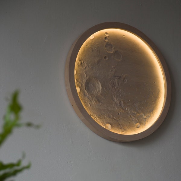 Moon Wall Lamp - Etsy