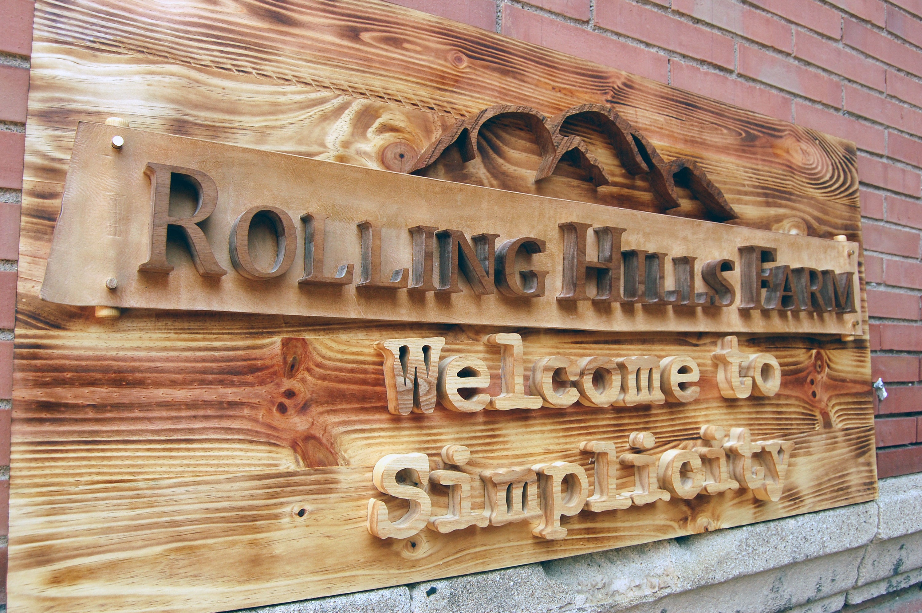 Rustic Outdoor Farm Sign - Etsy