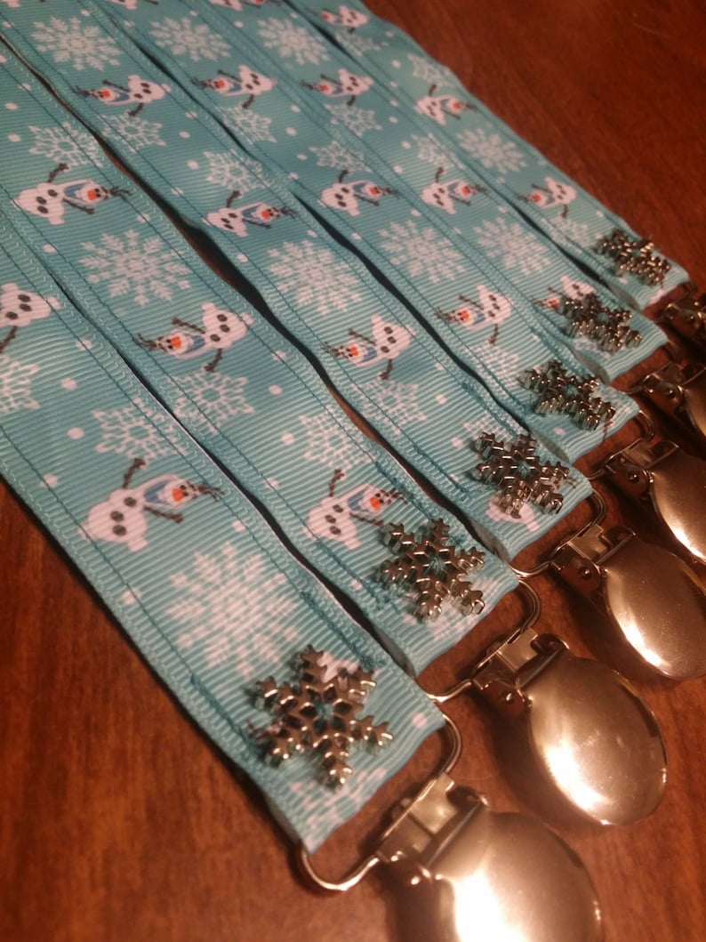 Disney Frozen Olaf Pacifier Clip - Etsy