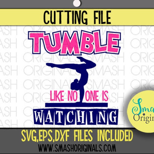 Twist Tumble Flip Svg Tumble Svg Tumbling Svg Gymnastics | Etsy