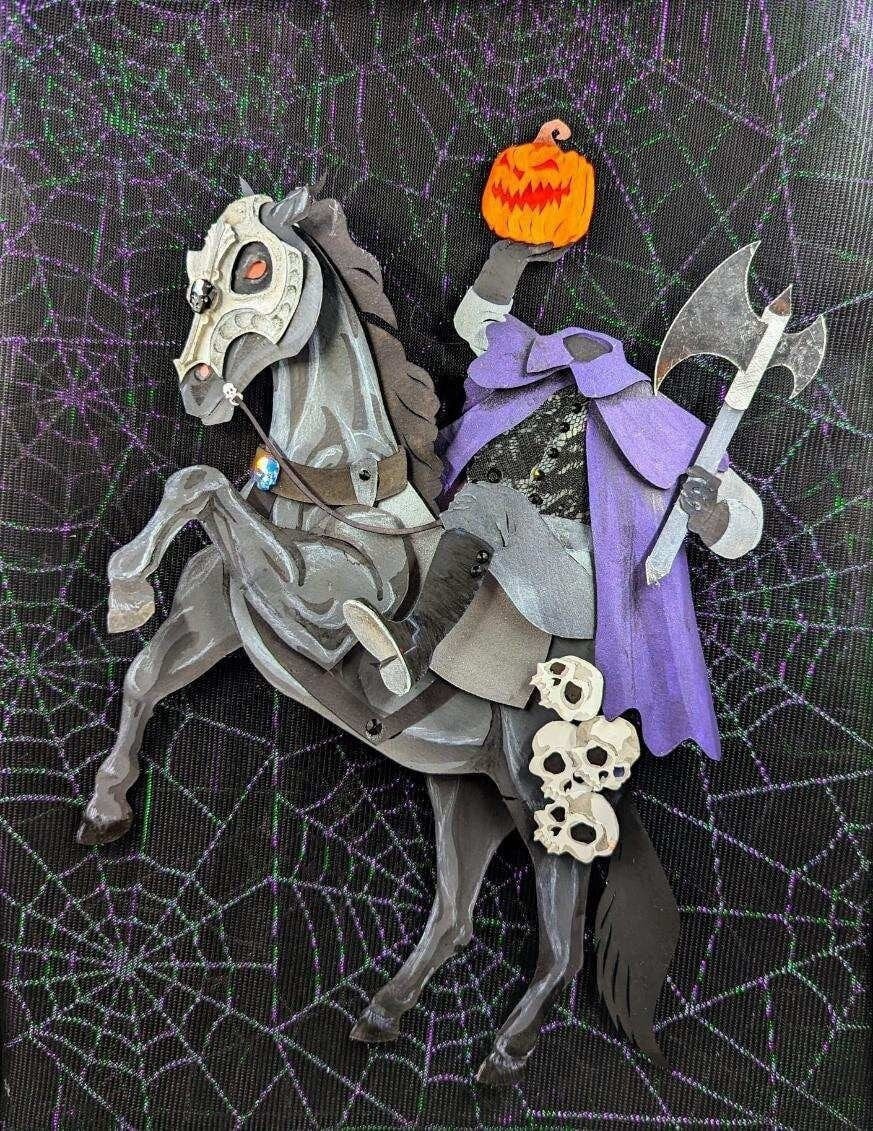 Headless Horseman 3D Art - Etsy