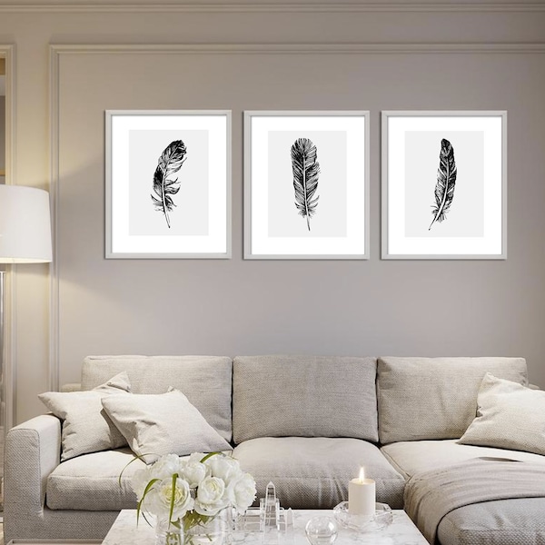 Feather Prints - Etsy