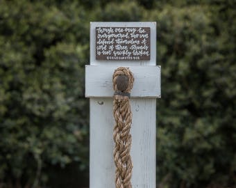 Wedding Braid W/ Scripture Cord of Three Strands, God's Knot, Braid for ...