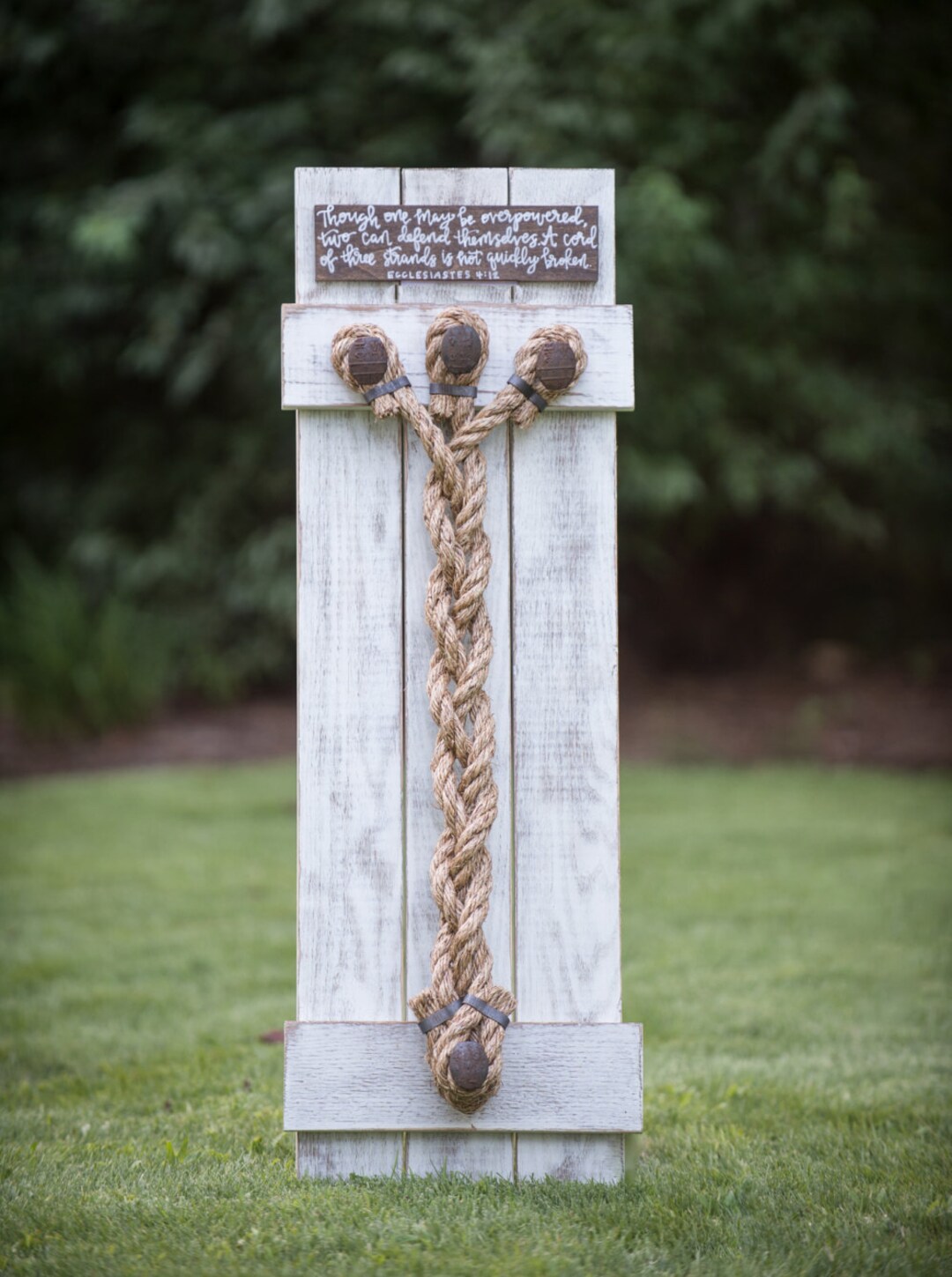 Wedding Braid W/ Scripture Cord of Three Strands, God's Knot, Braid for ...