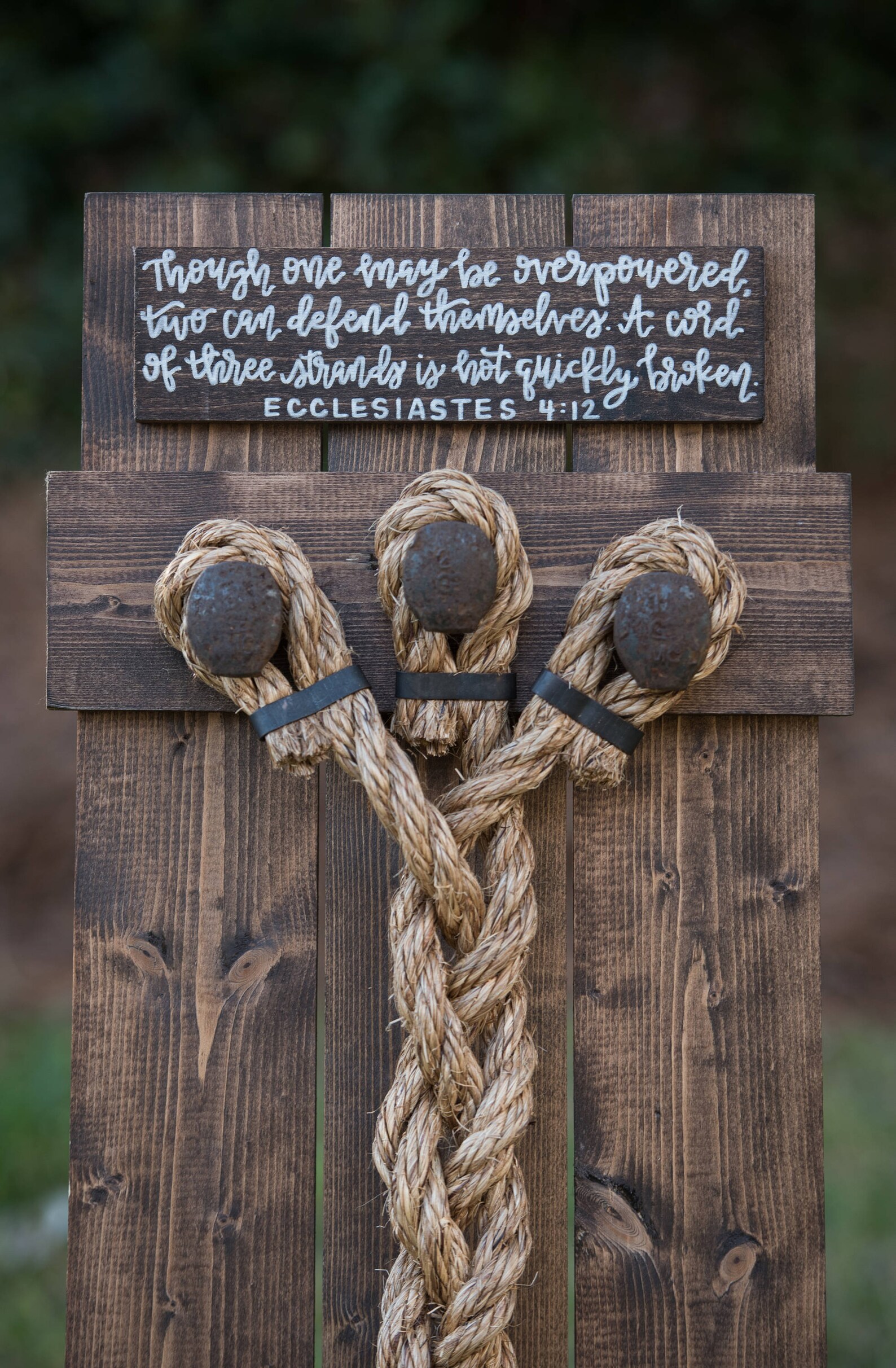 Wedding Braid W/ Scripture Cord of Three Strands God's - Etsy Canada