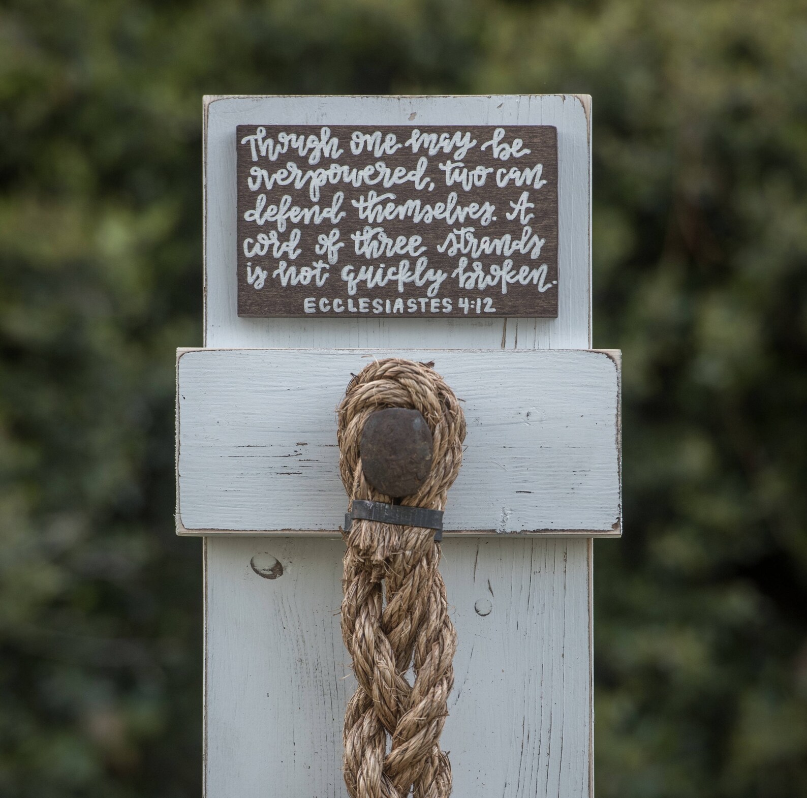 Wedding Braid W/ Scripture Cord of Three Strands God's - Etsy