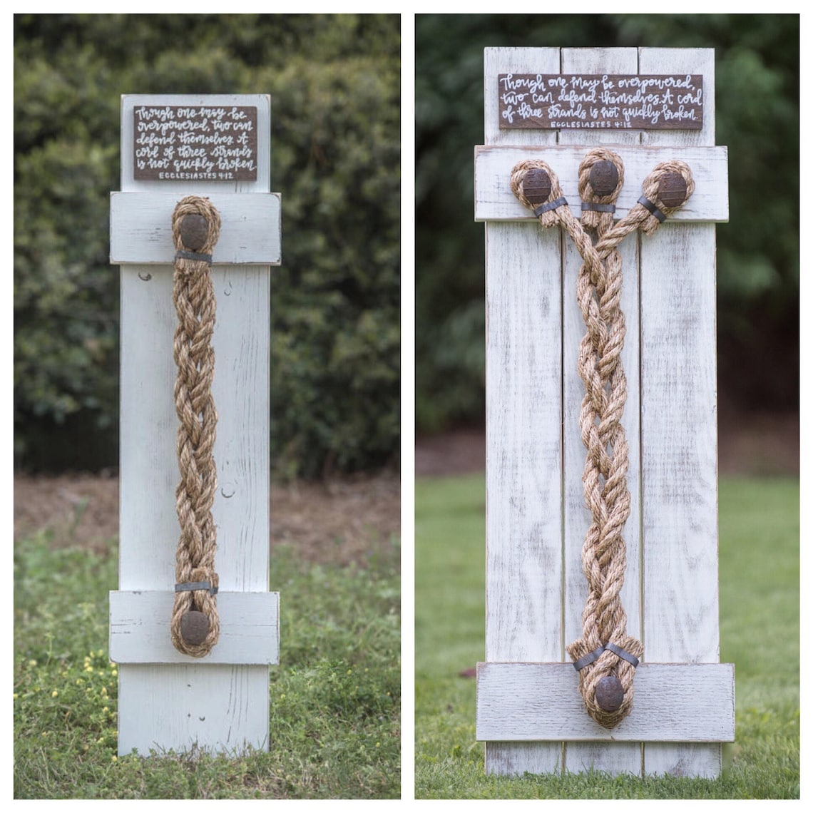 Wedding Braid W/ Scripture Cord of Three Strands God's | Etsy