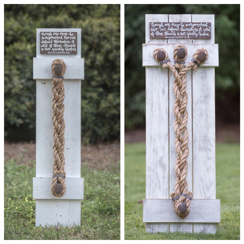 Wedding Braid W/ Scripture Cord of Three Strands God's | Etsy