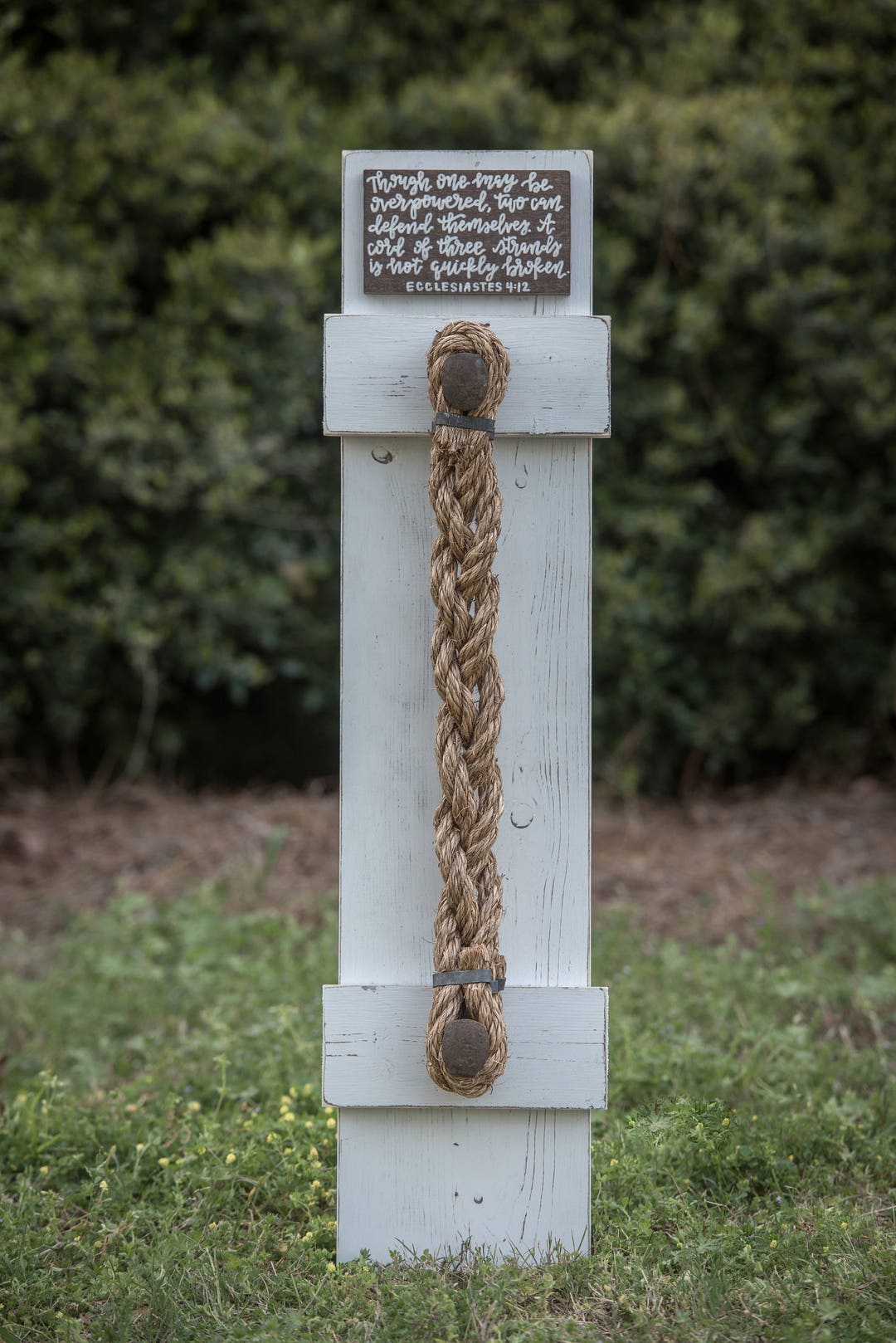 Wedding Braid W/ Scripture Cord of Three Strands God's - Etsy