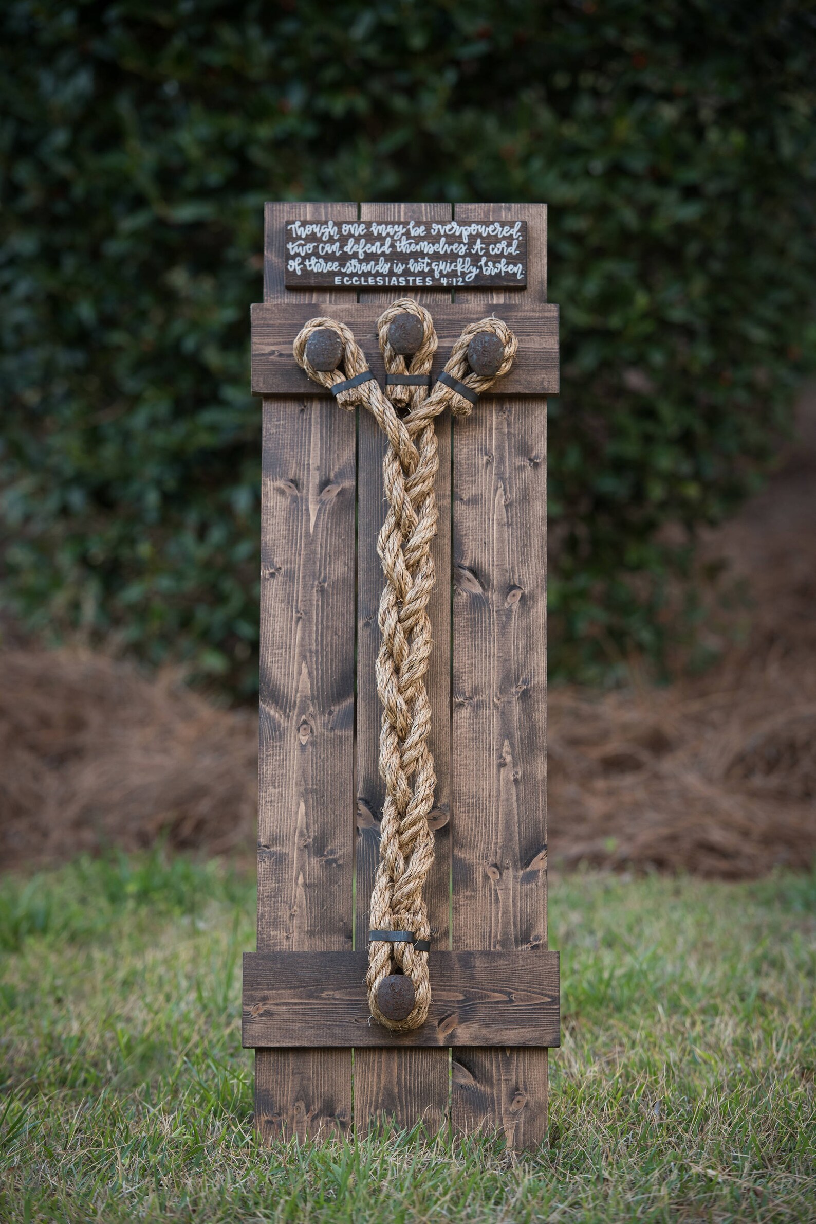 Wedding Braid W/ Scripture Cord of Three Strands God's - Etsy