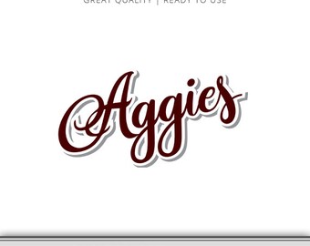 Aggies SVG Aggie SVG Texas A&M Outline SVG Gig'em | Etsy