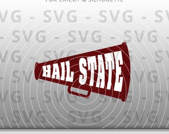 Hail state svg | Etsy