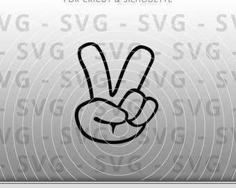 Peace sign fingers | Etsy