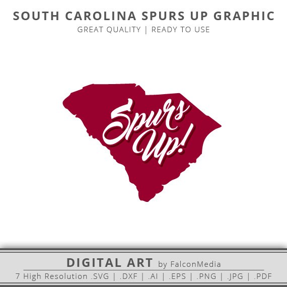 Spurs Up Gamecocks SVG South Carolina SVG South Carolina | Etsy