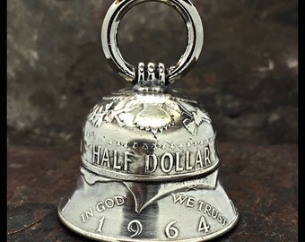 Coin Bell Handmade Franklin Half Dollar 90% Silver Pick a Year: 1948 ...