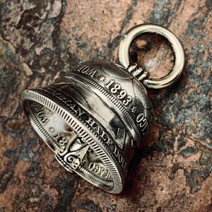 1893 Coin Bell Handmade from two 1893 Columbian Exposition | Etsy