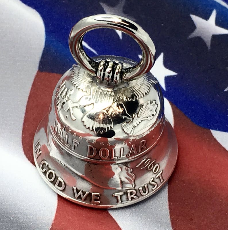 Coin Bell Handmade Franklin Half Dollar 90% Silver Pick | Etsy