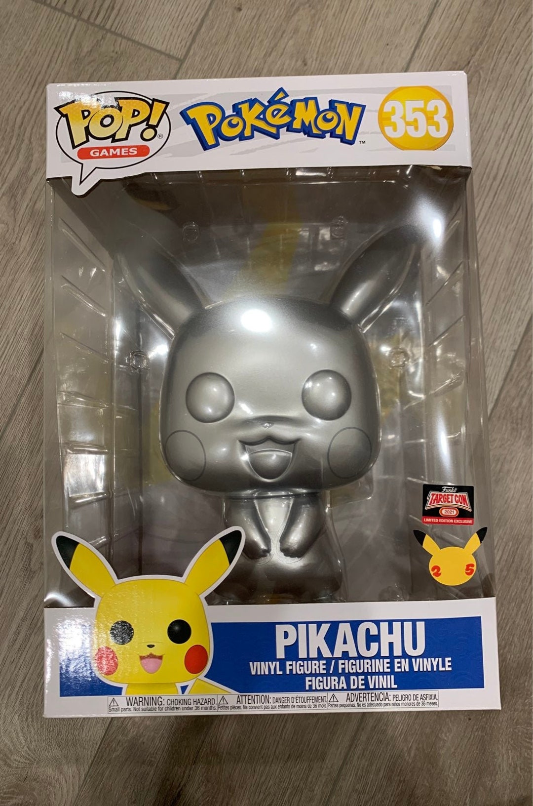 Pikachu Metallic Funko POP - Etsy