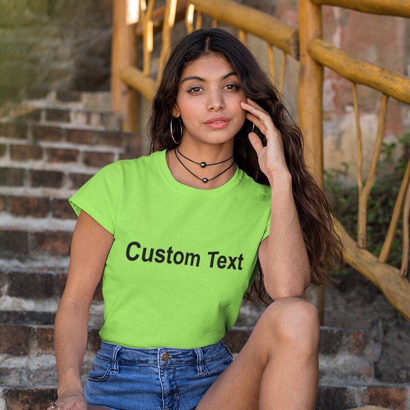 Neon Green Custom T Shirts - Etsy