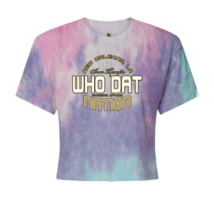 Who Dat Nation New Orleans (color) Cropped T-shirt - Etsy