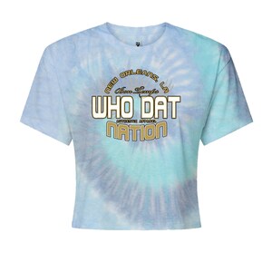 Who Dat Nation New Orleans (color) Cropped T-shirt - Etsy