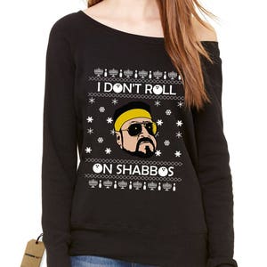I Don't Roll on Shabbos Lebowski Ugly Christmas Slouchy - Etsy