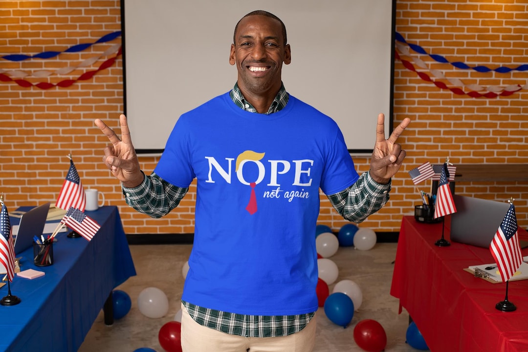 Nope Not Again Anti-trump Mens T-shirt - Etsy