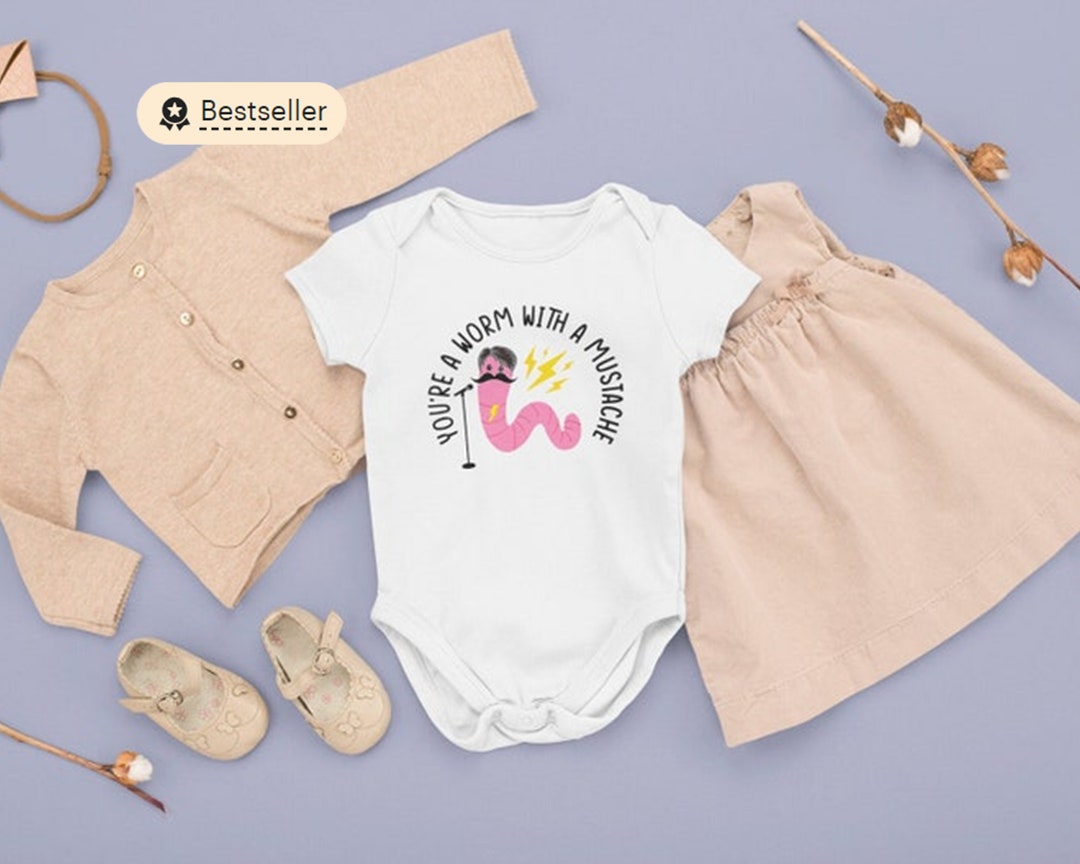 You're A Worm With A Mustache Tom Scandoval Infant One-piece Romper ...