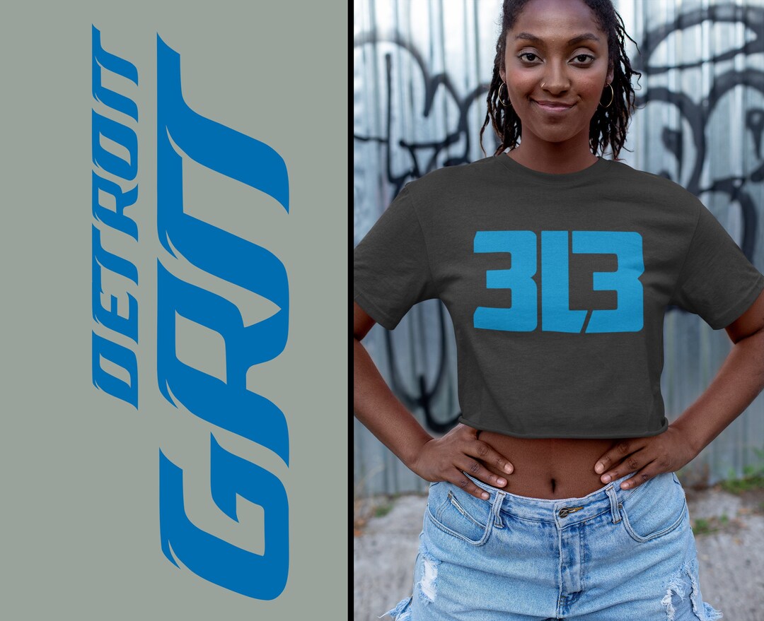 3L3 From the 313 Detroit Cropped T-shirt - Etsy