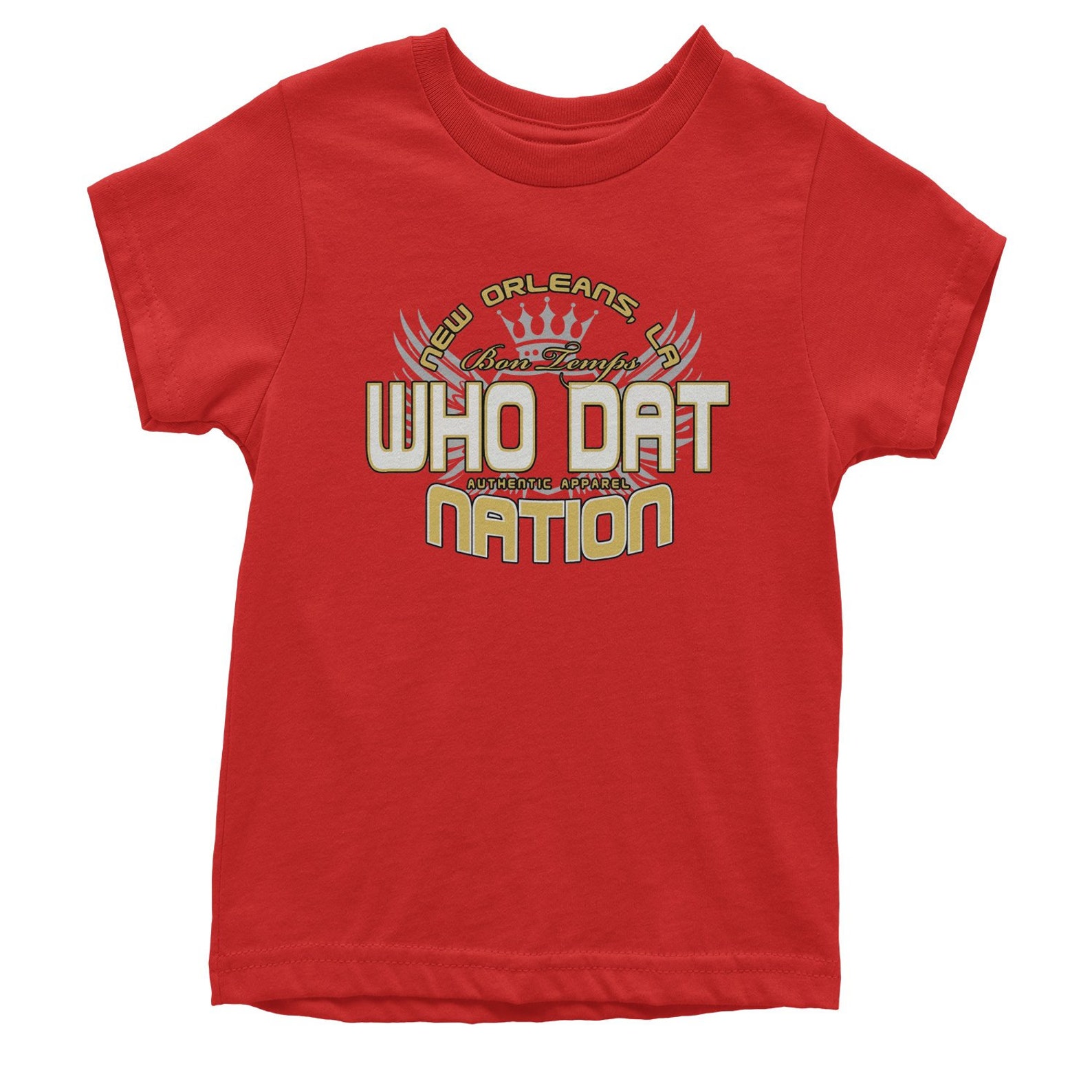 Who Dat Nation New Orleans color Youth T-shirt | Etsy